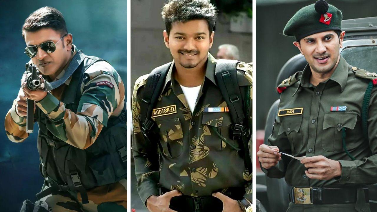 Top South Indian Actors as Army Officers