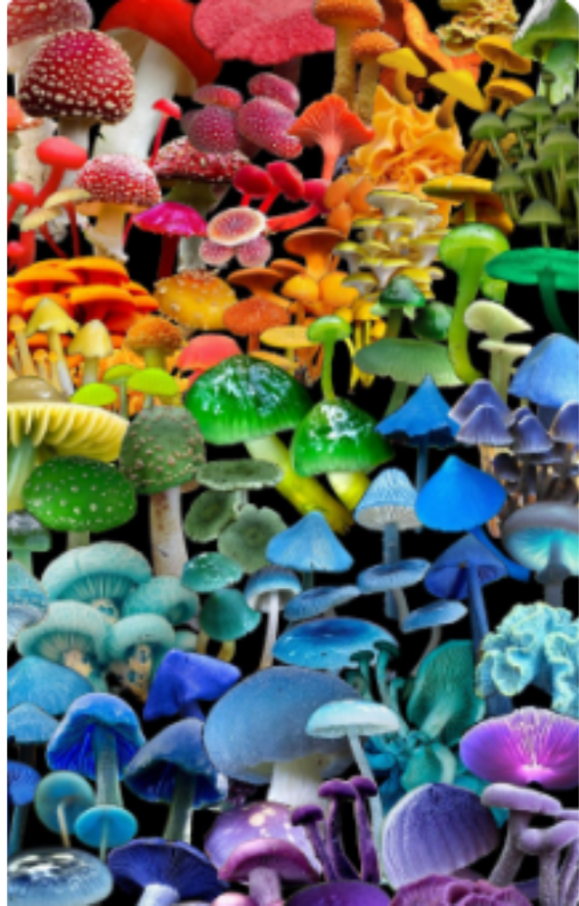 Mushrooms That Shift Color When Touched