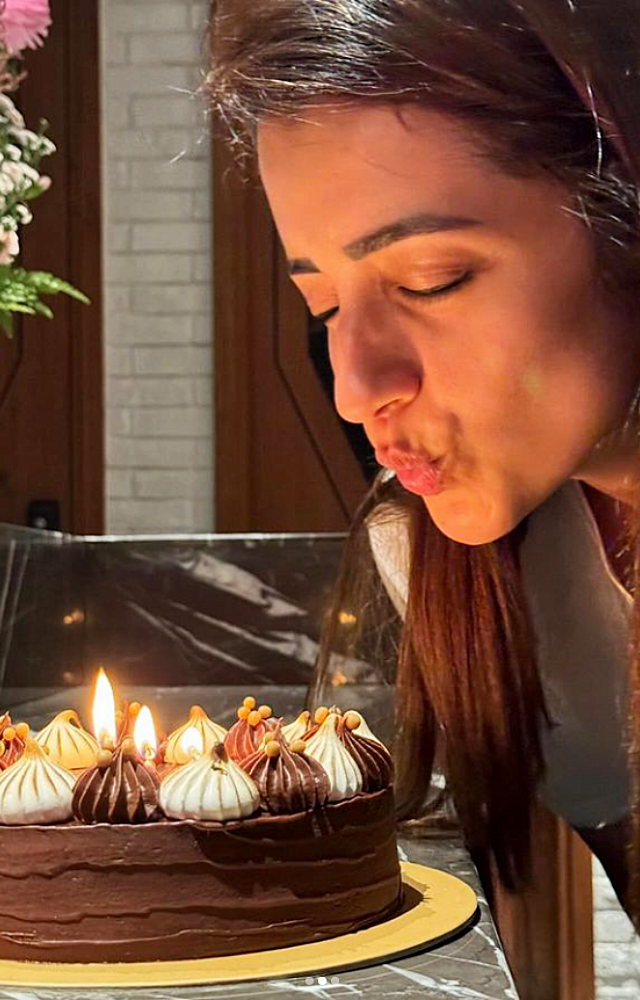 Trisha shares her Birthday moments
